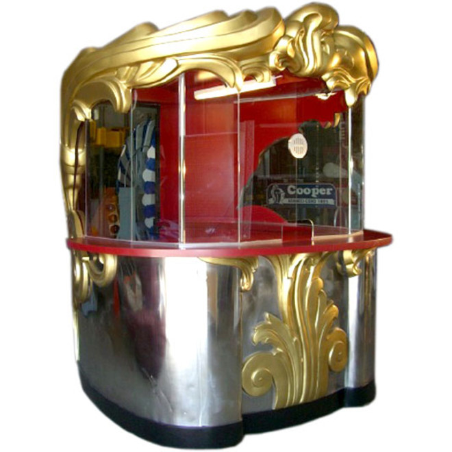 1930s Art Deco Ticket Booth – SOLD | AntiqueCarousels.com