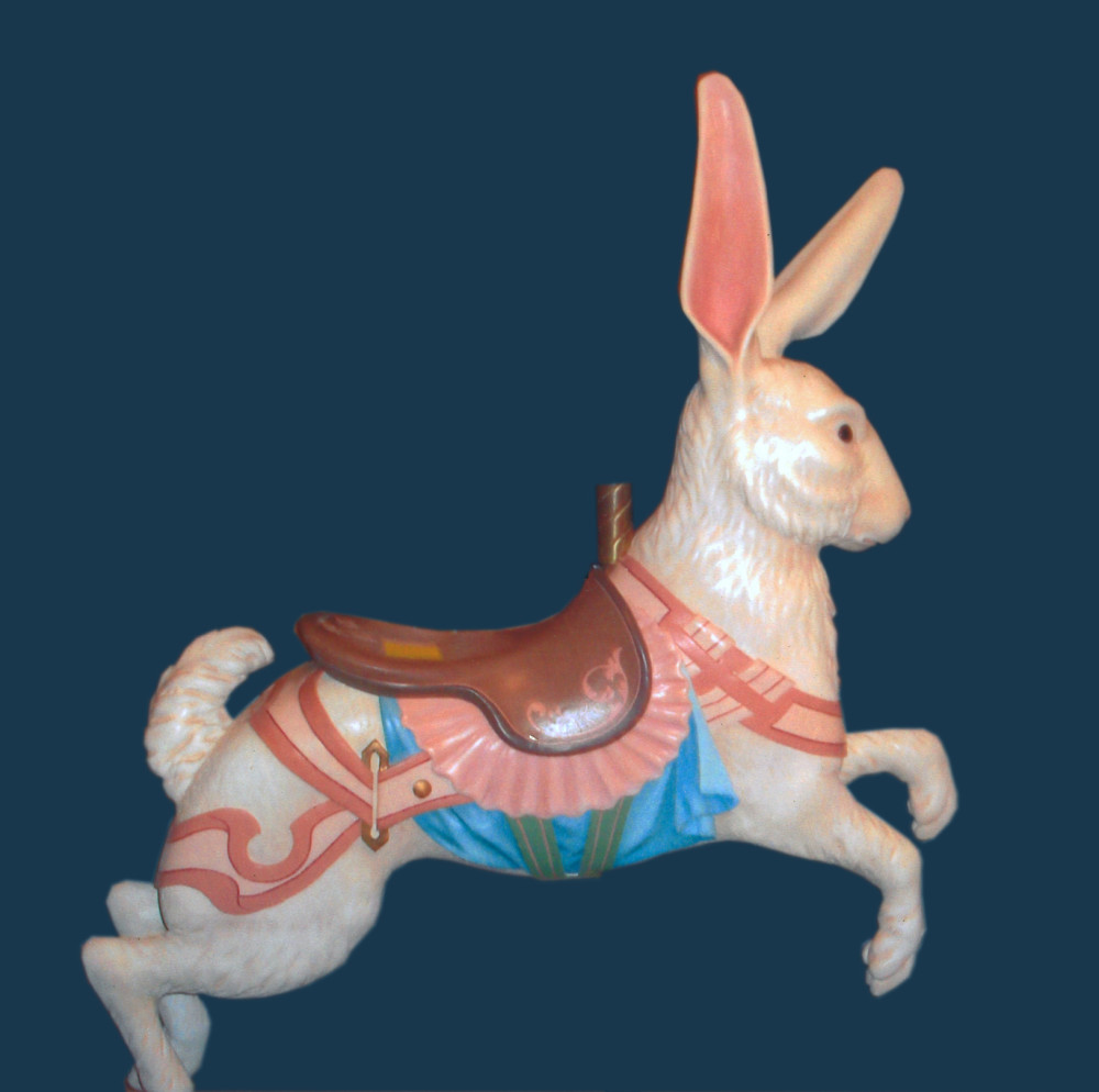 Dentzel Rabbit from “Fairground Art” SOLD | AntiqueCarousels.com