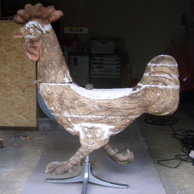 Rare 1890s Anderson-of-Bristol Carousel Cockerel – SOLD ...