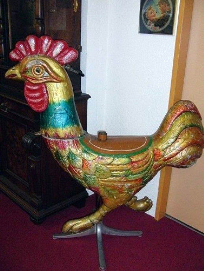 Rare 1890s Anderson-of-Bristol Carousel Cockerel – SOLD ...