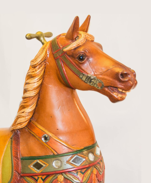 Circa 1900 Frederich Heyn Carousel Horse – SOLD | AntiqueCarousels.com