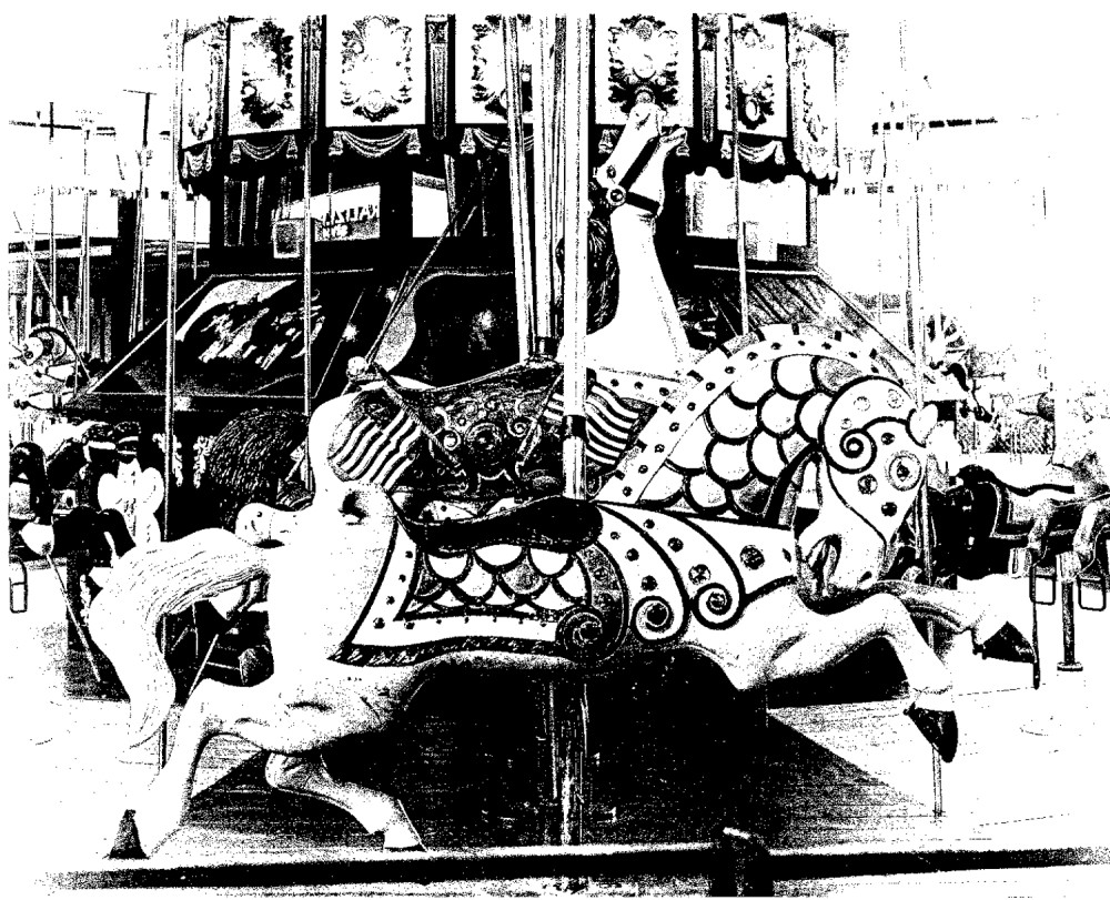 1921 Jantzen Beach Carousel Armored – SOLD | AntiqueCarousels.com