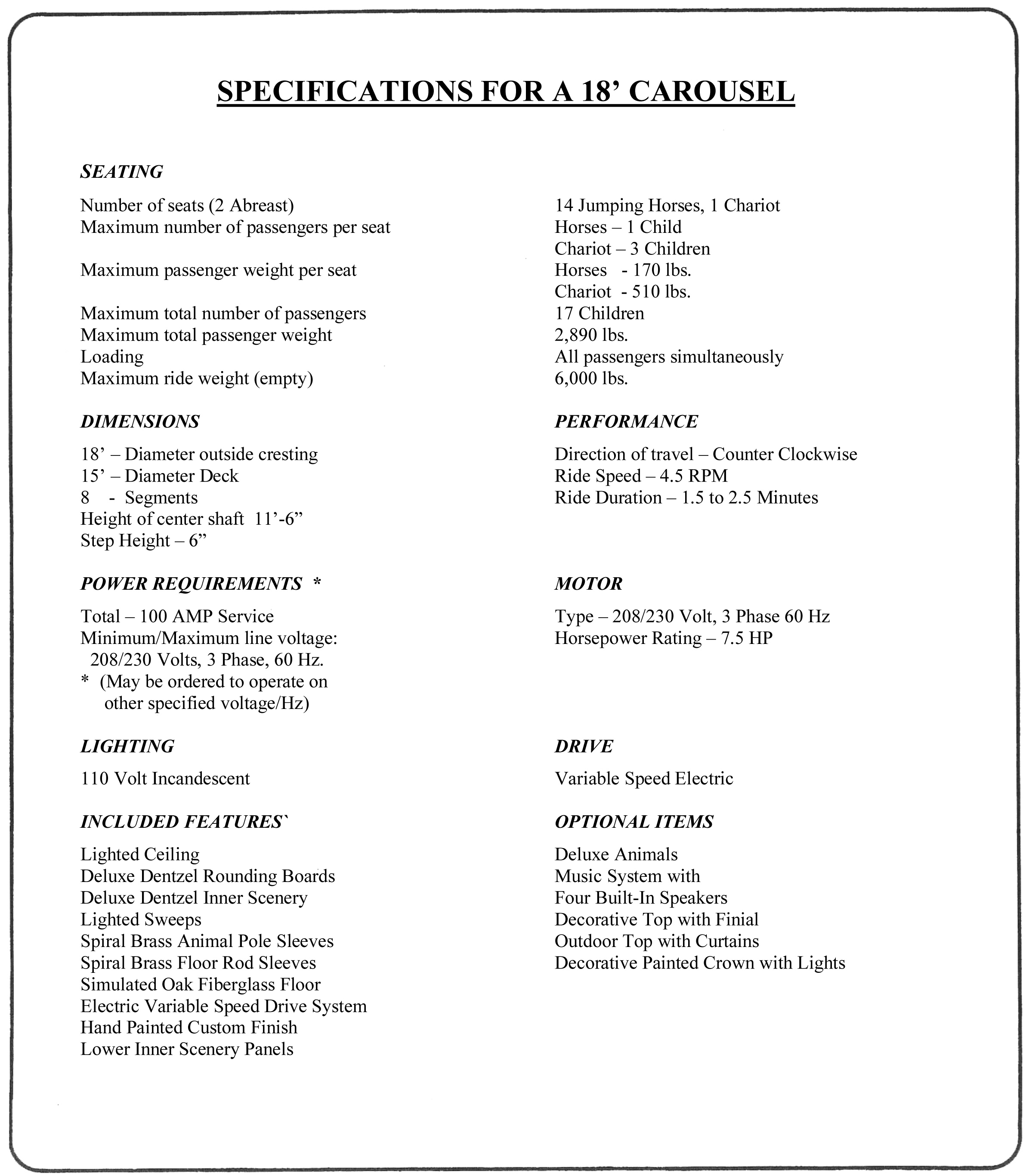 18-FOOT CUSTOM BUILT CAROUSEL | AntiqueCarousels.com 18-FOOT CUSTOM BUILT CAROUSEL | AntiqueCarousels.com