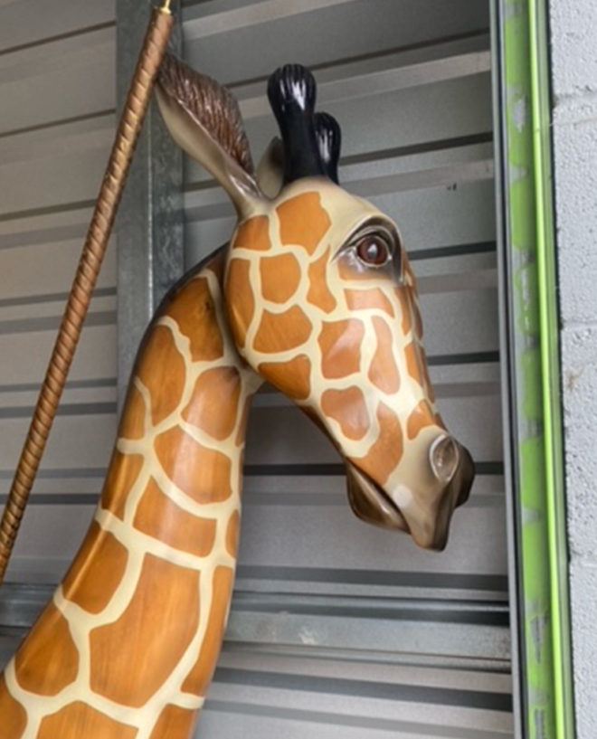 Dentzel-Style Carousel Giraffe | AntiqueCarousels.com