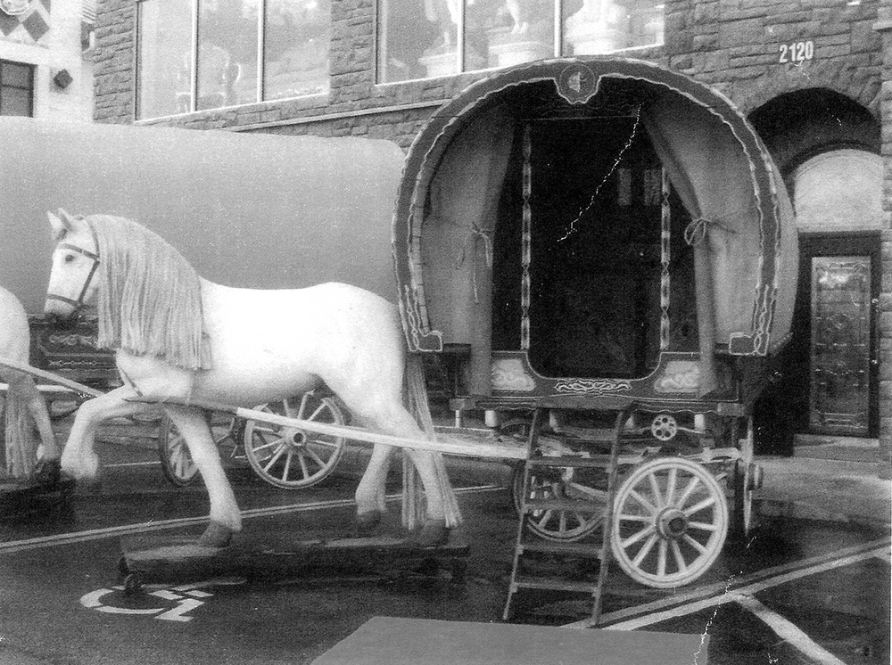 Circa Mid-Late 1800s Bow-top Gypsy Wagon | AntiqueCarousels.com